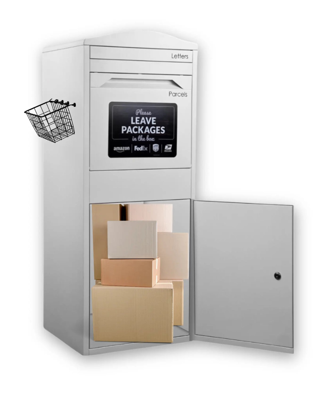 White Luxury Parcel Box – PorchManager