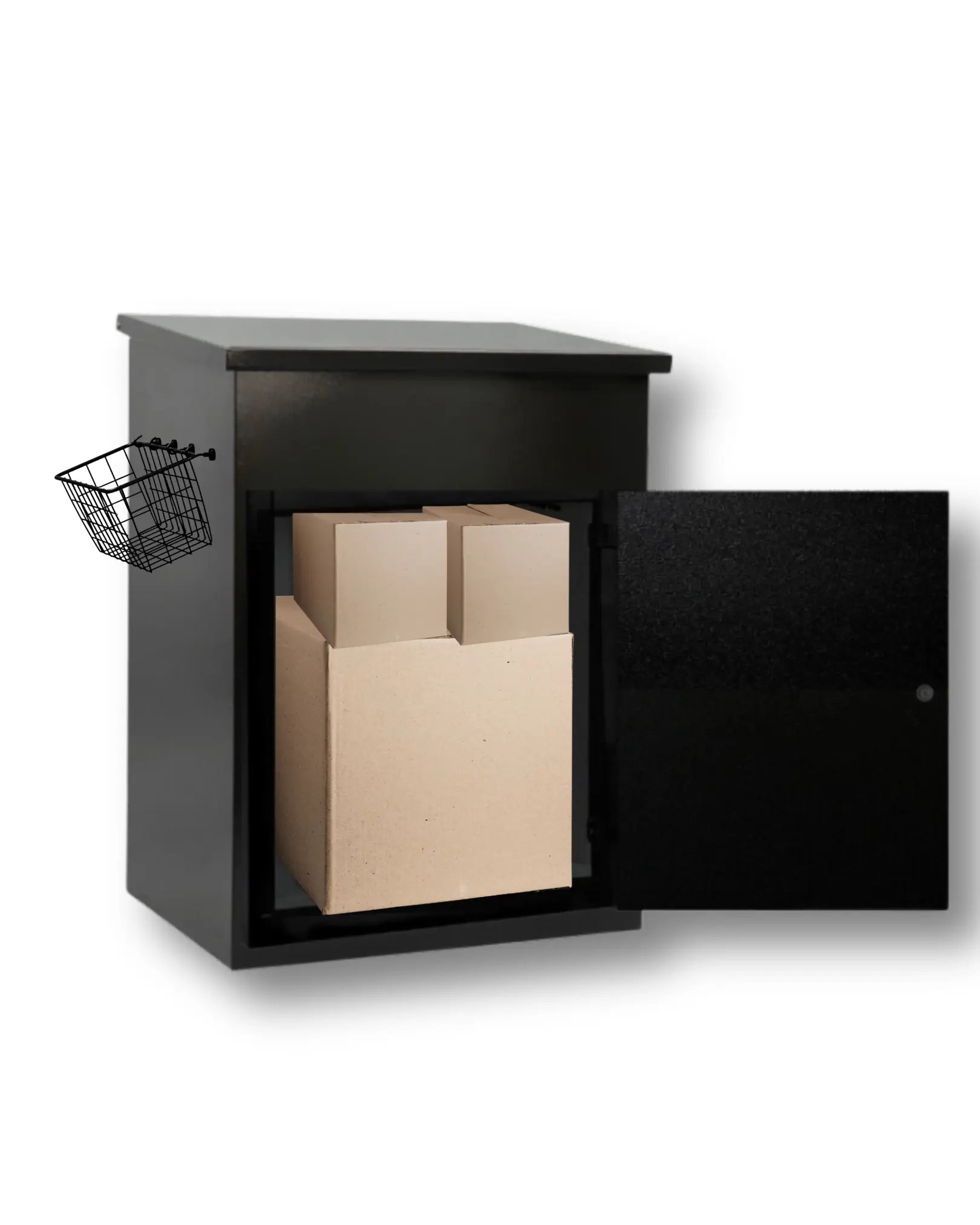 Black Small Parcel Box – PorchManager