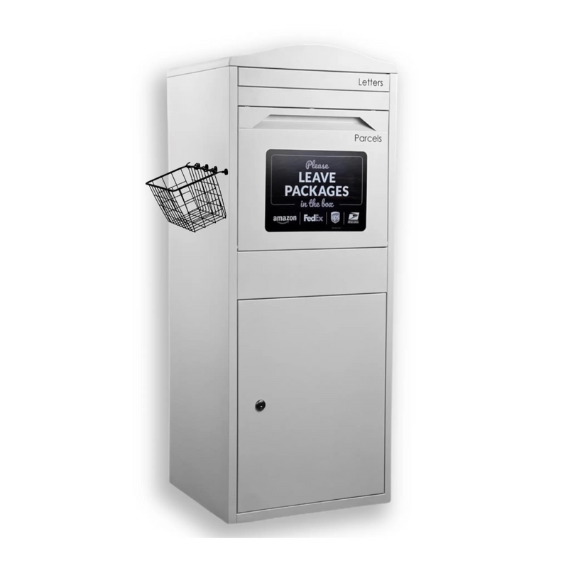 Luxury Parcel Box - White - PorchManager