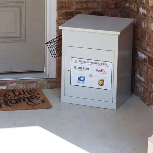 Small Parcel Box - White - PorchManager