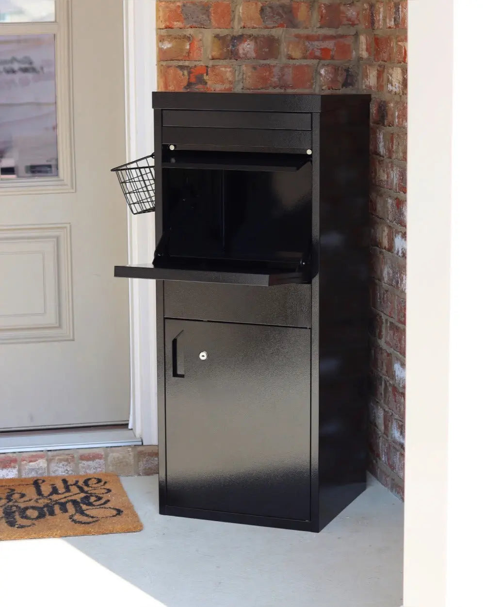 Black Large Parcel Box – PorchManager