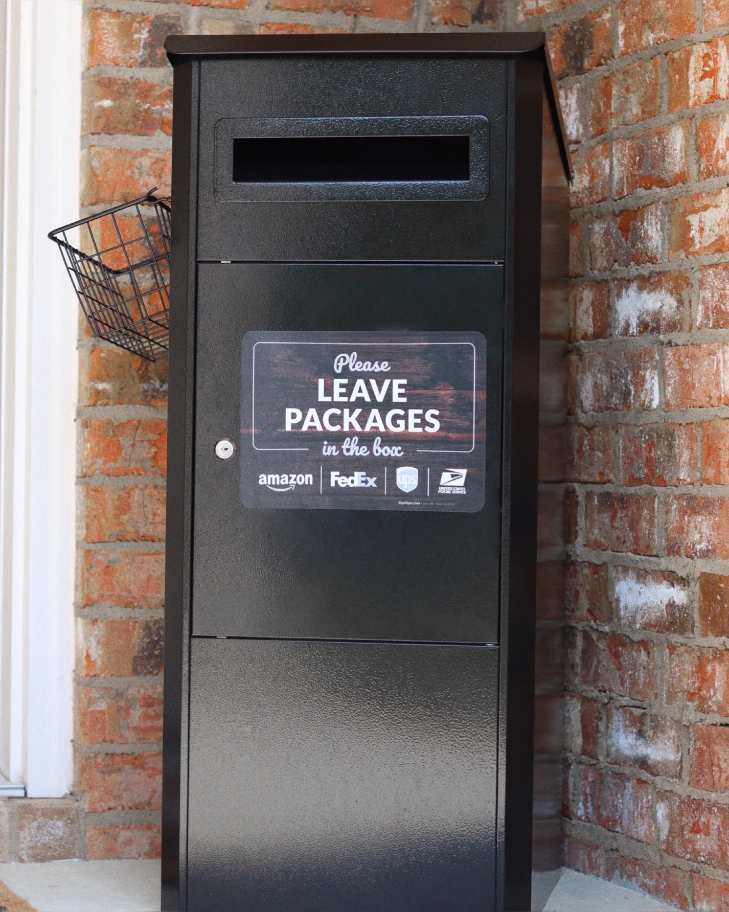 Black Medium Parcel Box – PorchManager