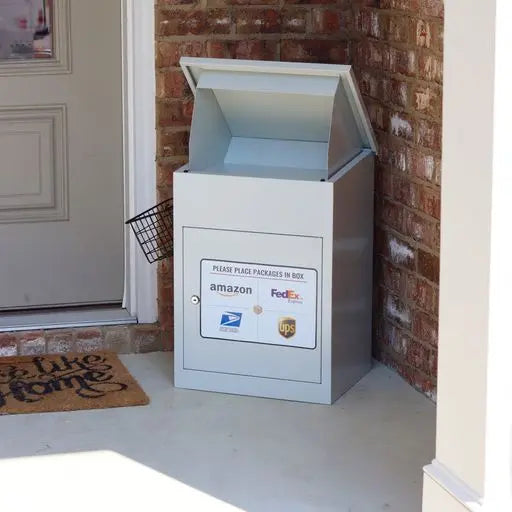Small Parcel Box - White - PorchManager